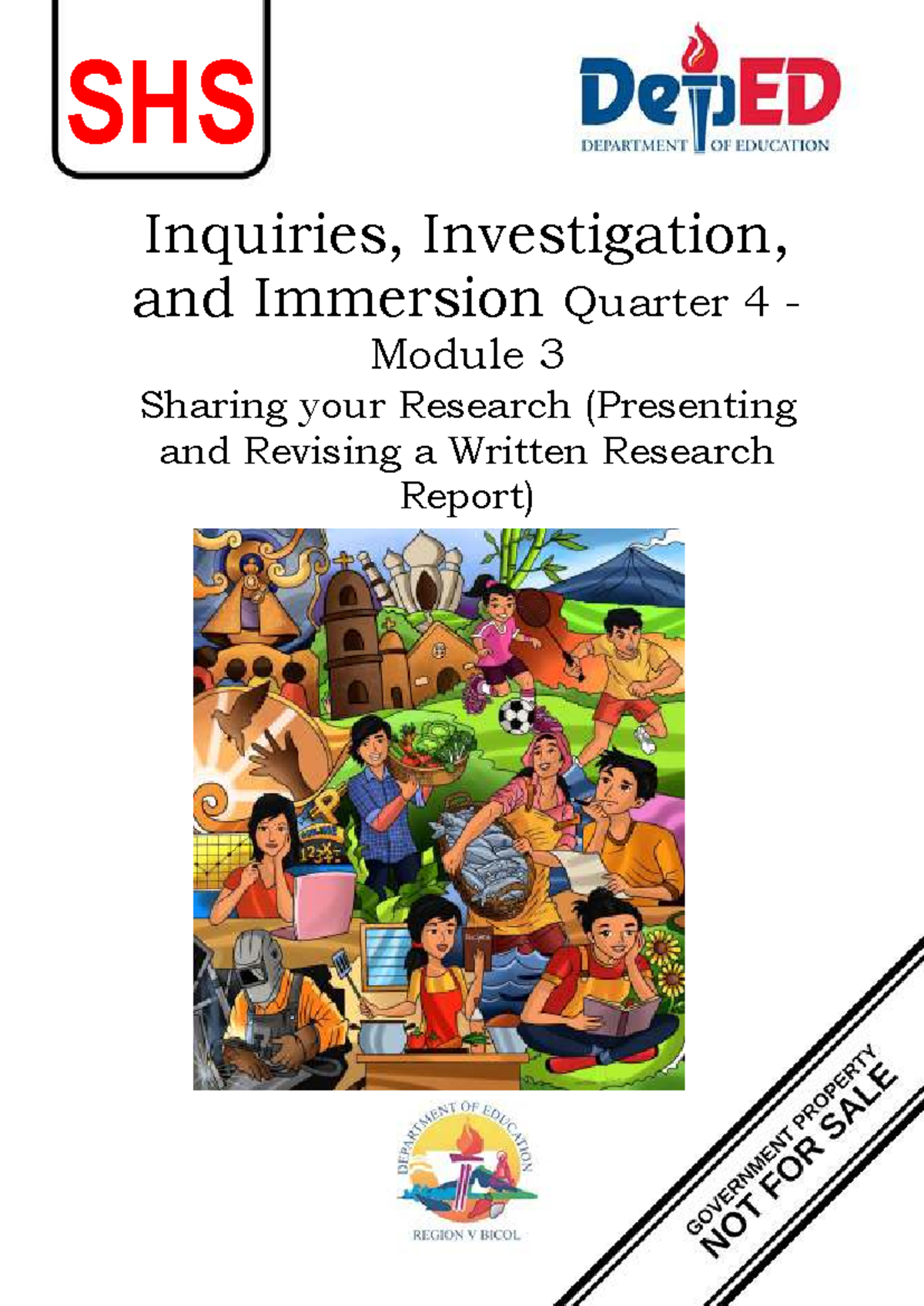 Q4- Module 3 - SHS Inquiries, Investigation, and Immersion Quarter 4 ...