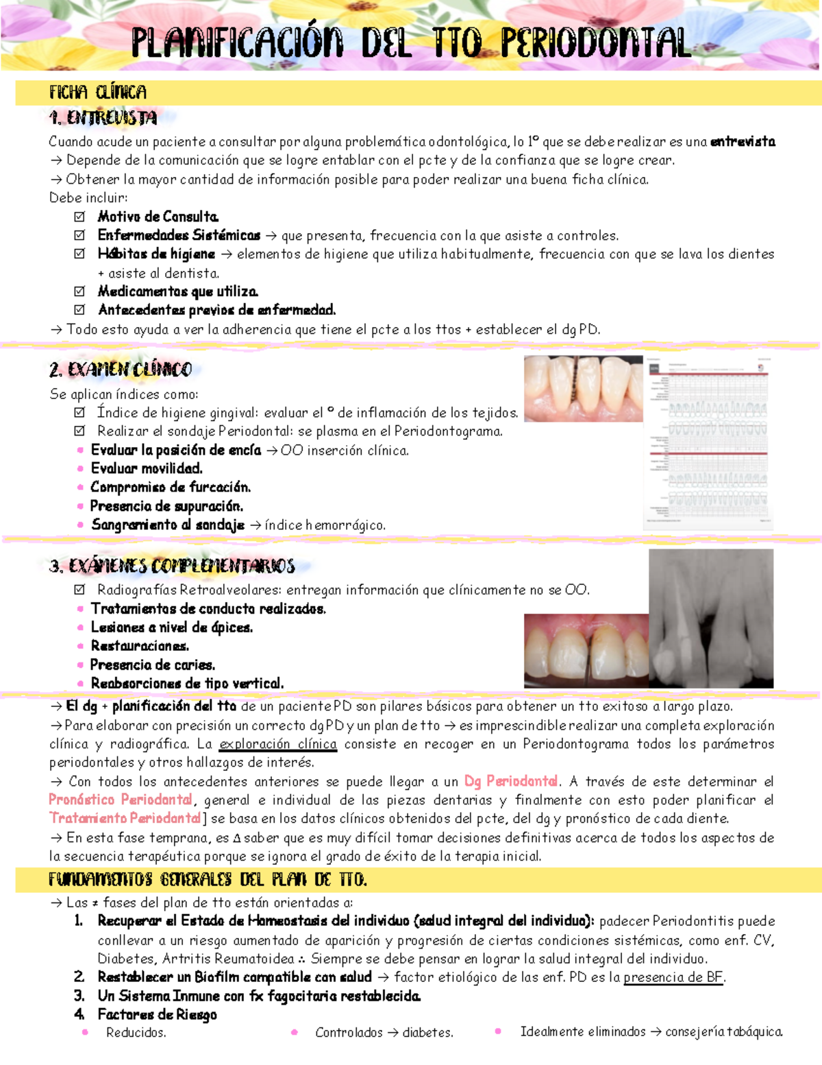 Planificación del tto periodontal - Warning: TT: undefined function: 32 Warning: TT: undefined ...