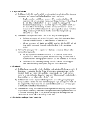 Tesla paper - HR Project - MGT-240-W01-2020SP Tesla Case Study ...