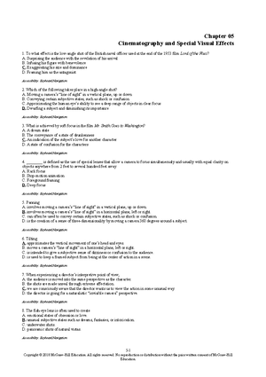 Chapter 07 Color - The Art of Watching Films 9Th Edition By Dennis ...