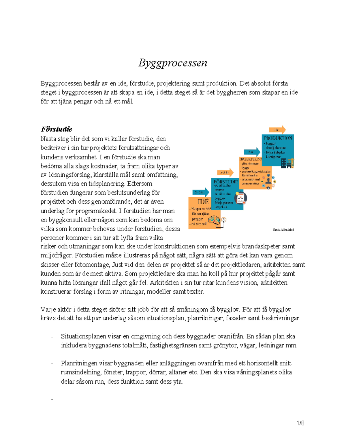 Byggprocessen - Introduktion Byggingenjör - Byggprocessen Byggprocessen ...