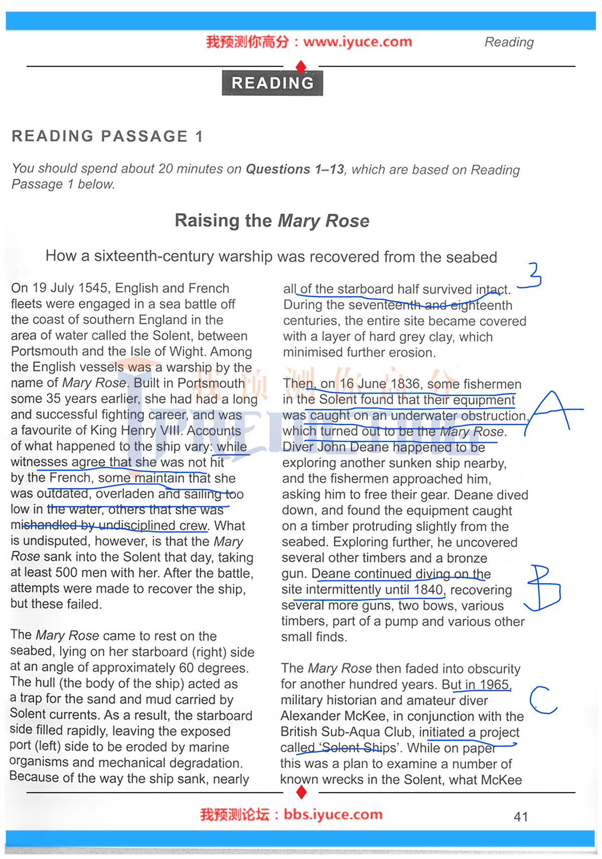 Cam 11 Reading Test 2 Passage 1 Ielts Vocab Studocu