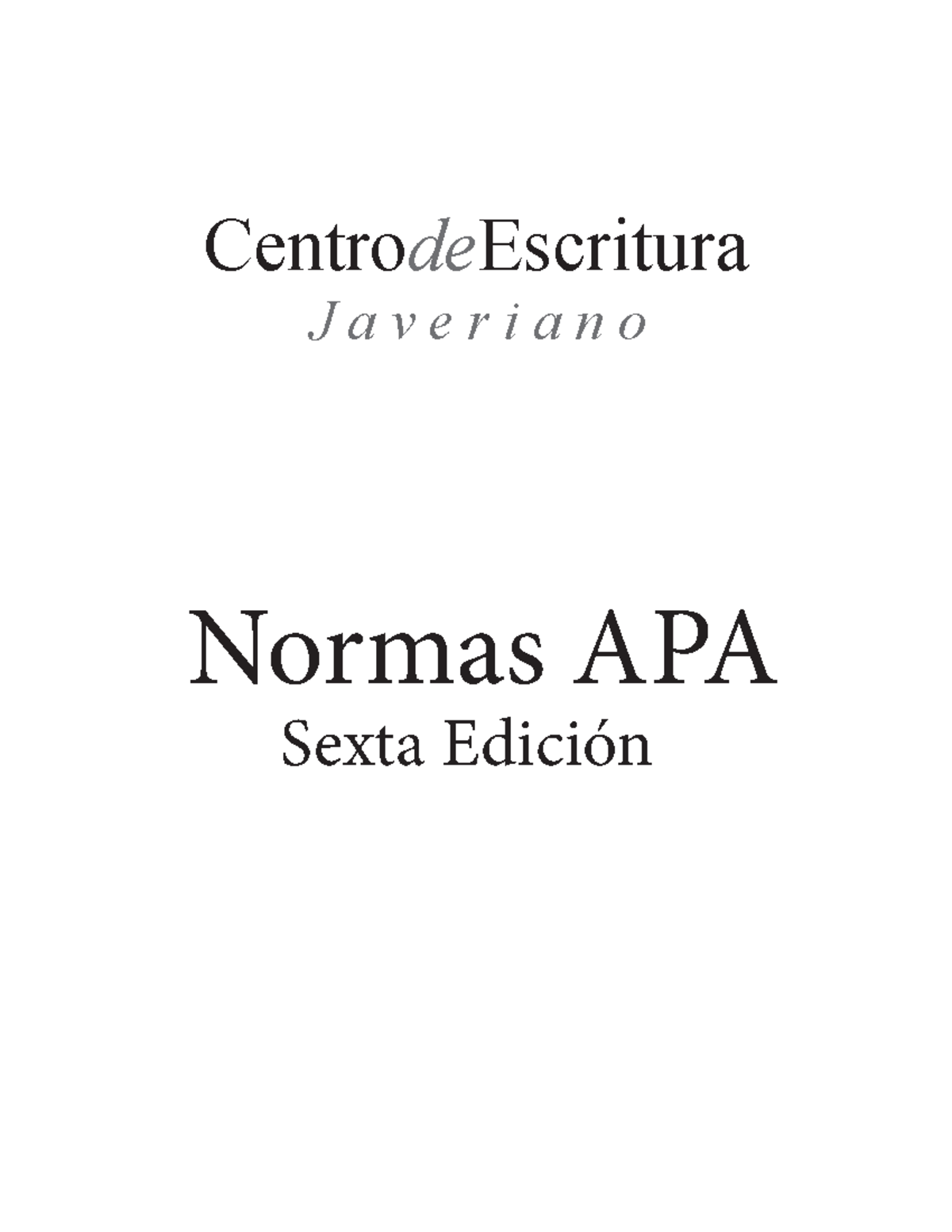 Normas APA Sexta Edición revision - Normas APA Sexta Edición J a v e r ...