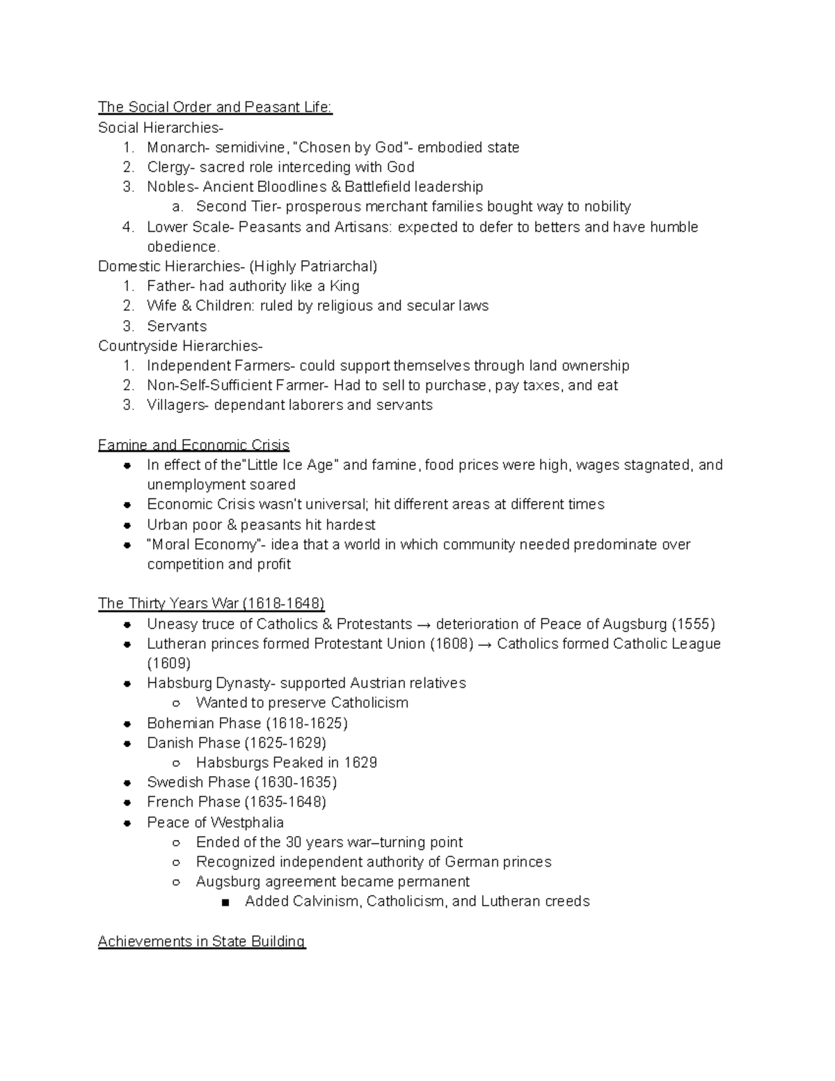 AP European History- Absolutism and Constiutionalism (1589-1725) - The ...