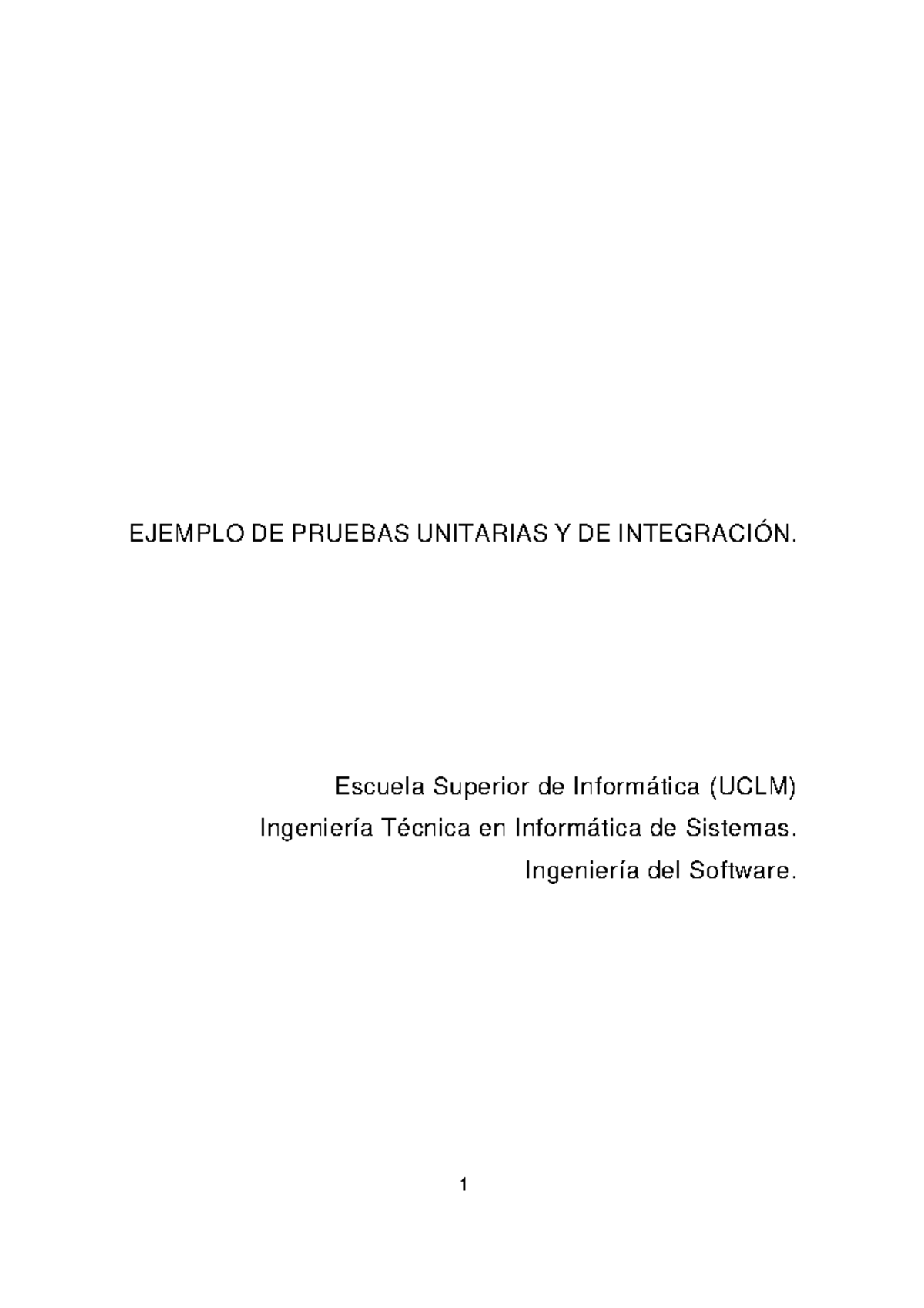 Madum Sistema - TDD Pruebas Unitarias - 1 EJEMPLO DE PRUEBAS UNITARIAS ...