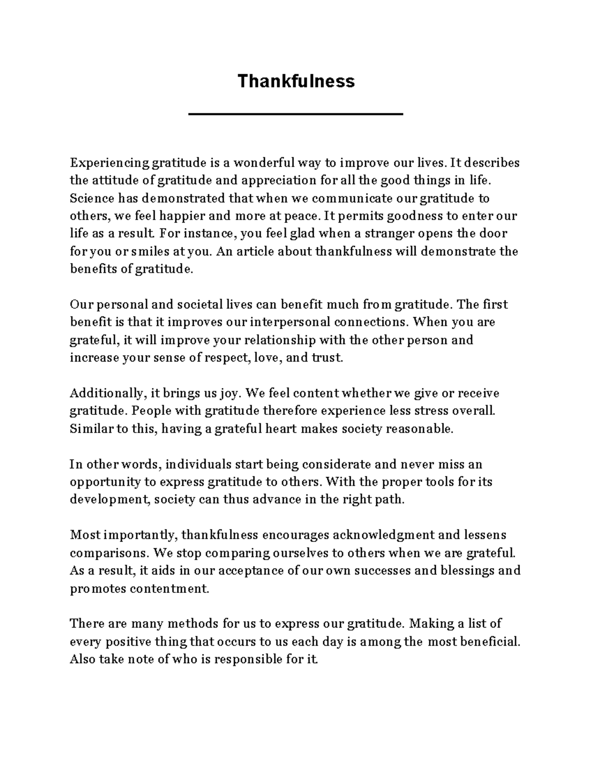 Thankfulness - Google Docs - Thankfulness ...