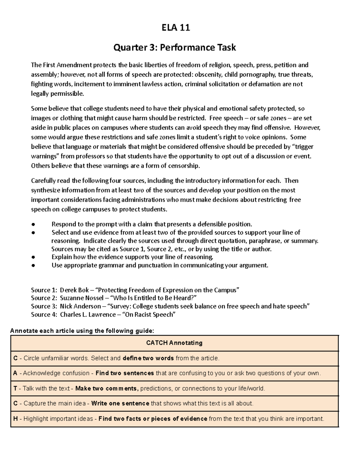 Destiny Melendez - ERWC 11 Q3 PT (CHS) - ELA 11 Quarter 3: Performance ...