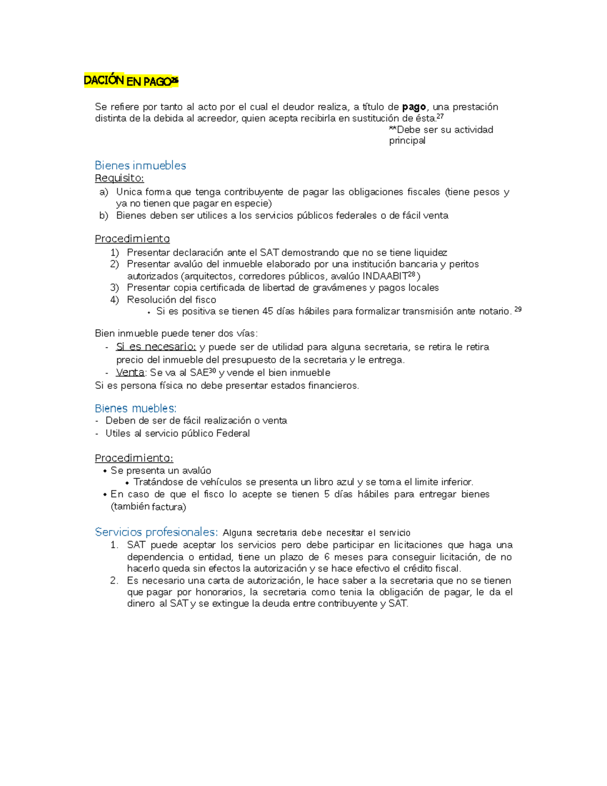 Dación EN PAGO - DACIÓN EN PAGO 26 Se refiere por tanto al acto por el ...
