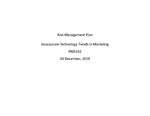 PM-FPX5332 Assessment 1-1 - Cosmo Inc: Project Scope Statement Capella ...