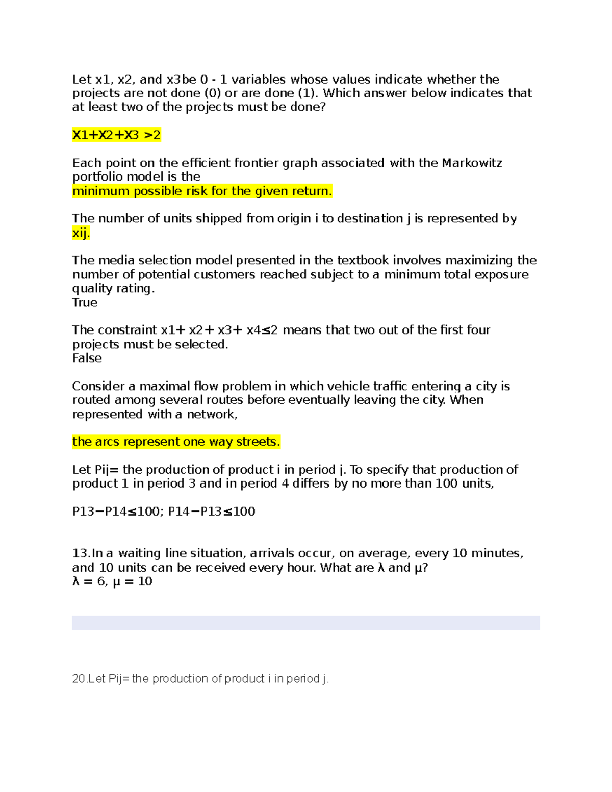 Exam 1 - BUS 6602 End term exam Exam 2 , week 4 to week 8week 4 to week ...