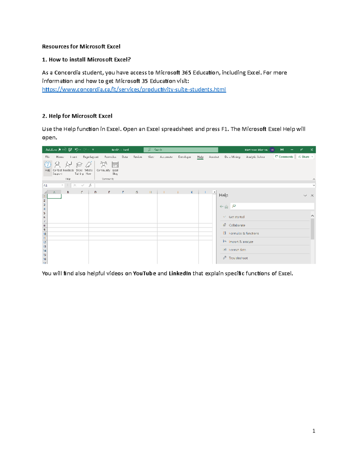 Resources for Excel Power BI Desktop - Resources for Microso Excel How to install Microso Excel ...