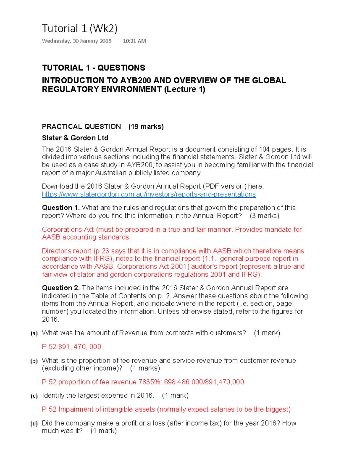 Tutorial 1 - 78725,$/ 48(67, ,1752'8&7,21 72