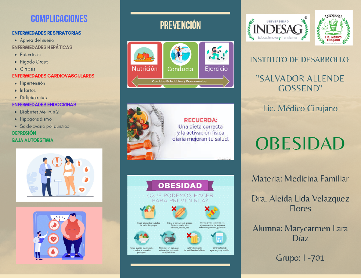 Obesidad - Triptico - INSTITUTO DE DESARROLLO "SALVADOR ALLENDE GOSSEND ...