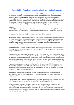 Interdisciplinair samenwerken in gezondheid en welzijn - Inleiding 1 ...
