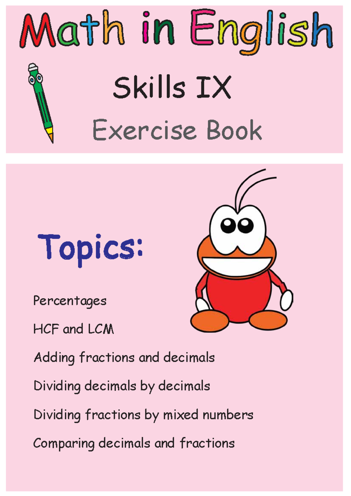 Skills IX Grade 5 and 6 Math exercise book - Skills IX Topics: Exercise ...