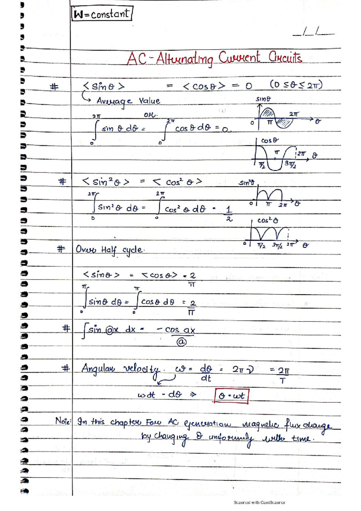 AC Notes Class 12 - Ckass 12 0physics chapter - AC Current Circuits ...