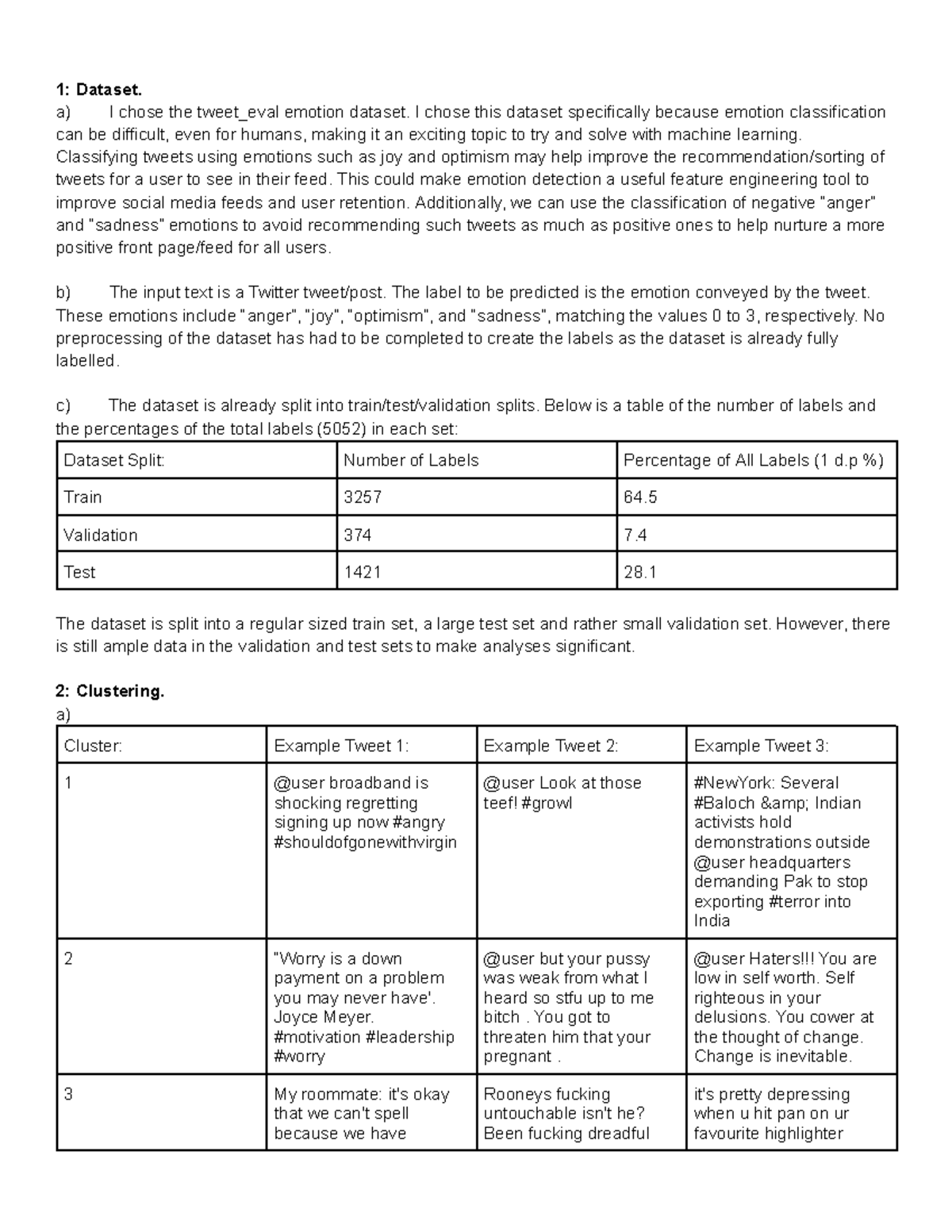 Text as Data Coursework Report A2 2022/2023 - COMPSCI4074 - Studocu