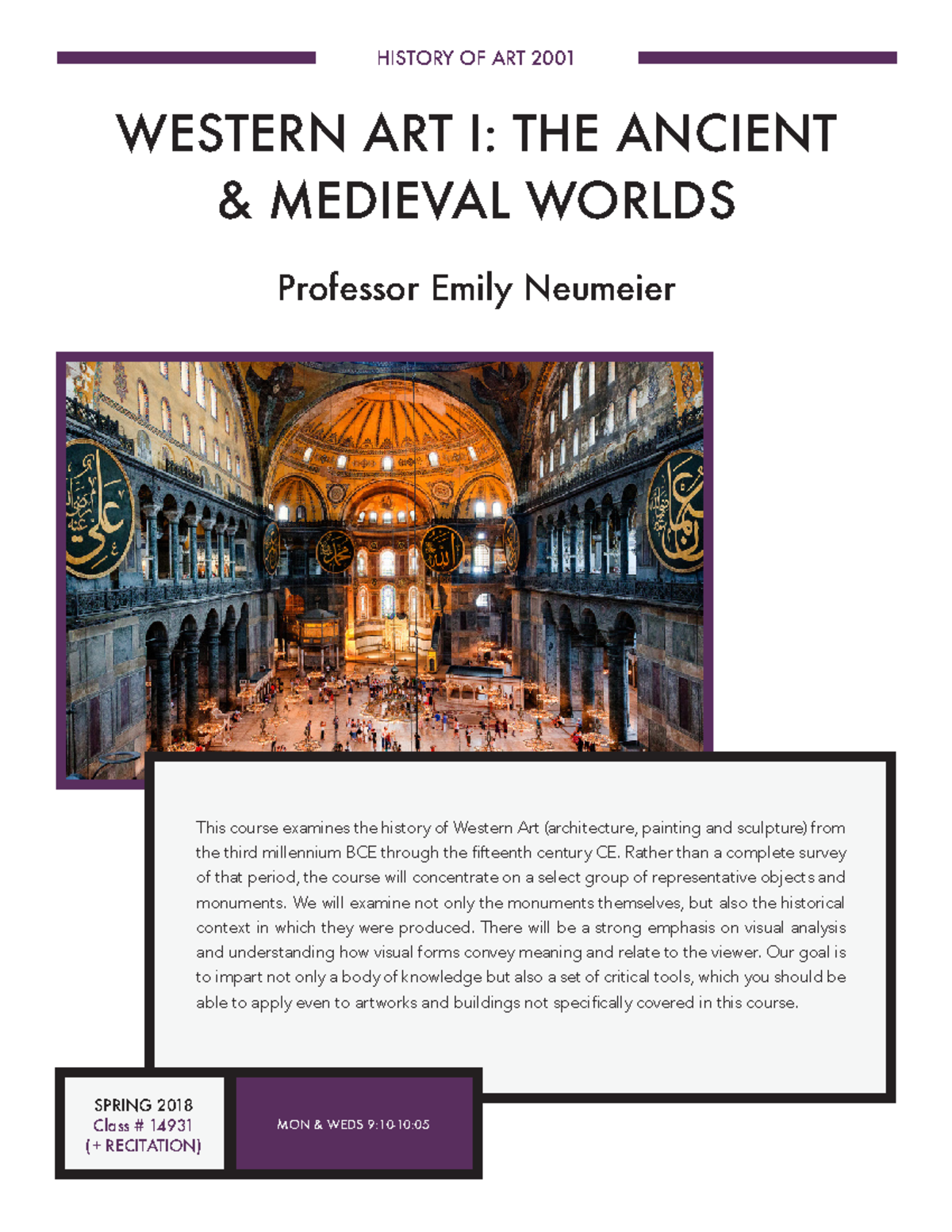 History OF ART Western - go scroll - This course examines the history ...