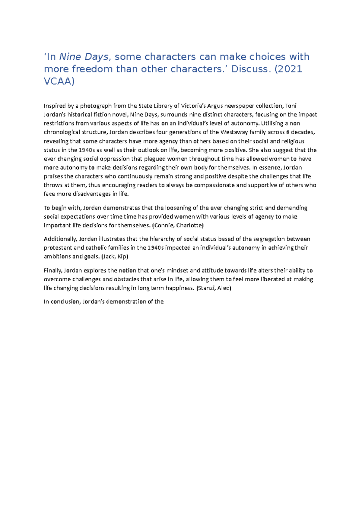 ‘In Nine Days, some characters can make choices with more freedom than ...