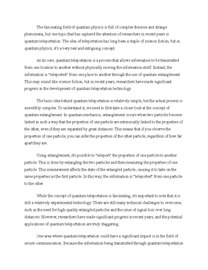 One and One Half Spin - PH 3410 - Studocu