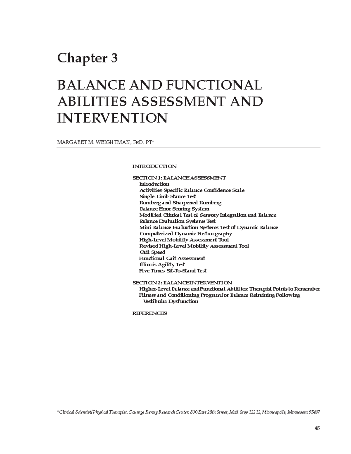 TBI - Outcome measure for balance in TBI - Balance and Functional ...