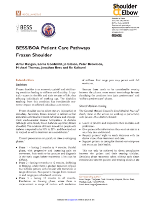 Frozen-shoulder-protocol - Frozen shoulder rehab protocol 0 ‐ 2 Weeks ...