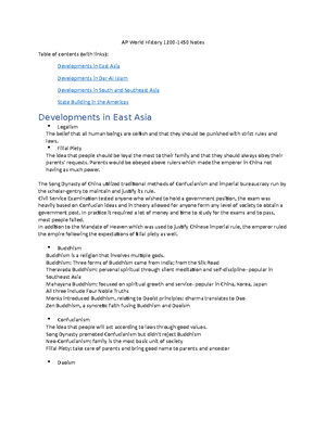 AP World History 1200-1450 Notes - AP World History 1200-1450 Notes ...