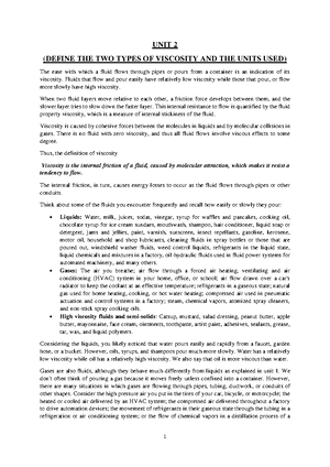 UNIT 4(Force due to static fluid acting on a plane or curved surfaces ...