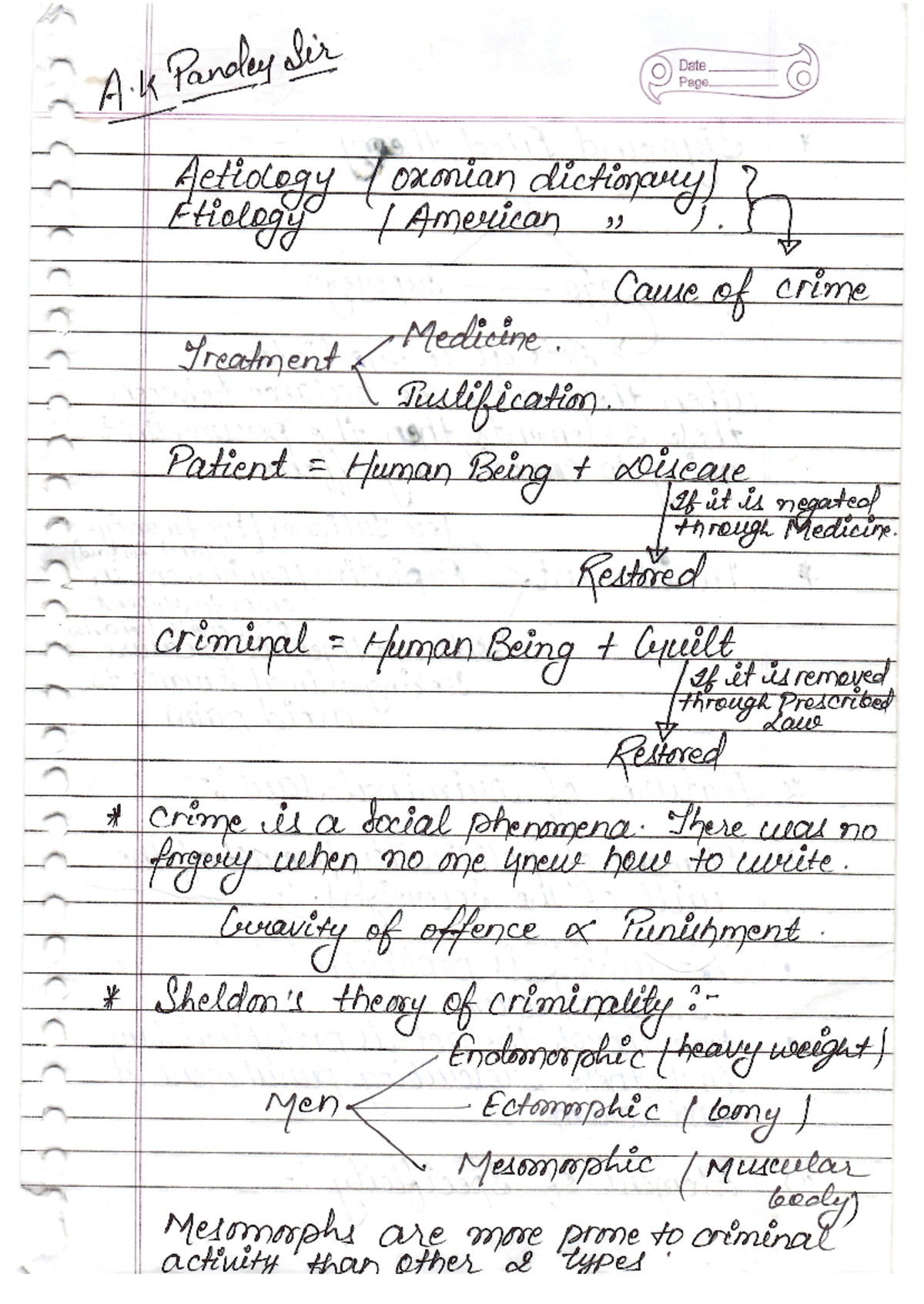 IPC A K Pandey Sir - Indian Penal Code Class Notes - BHU - A Pander Sir ...
