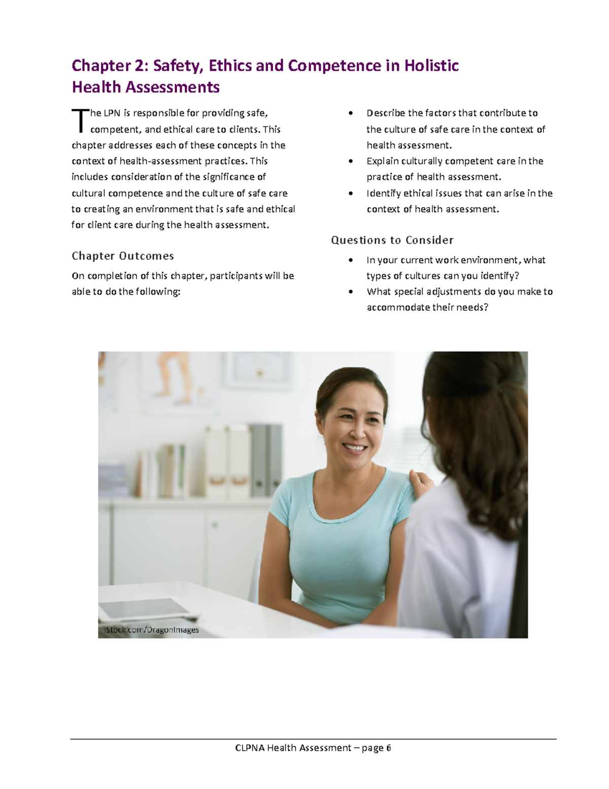 Study guide 9 11 - Health Assessment - CLPNA Health Assessment – page 6 ...