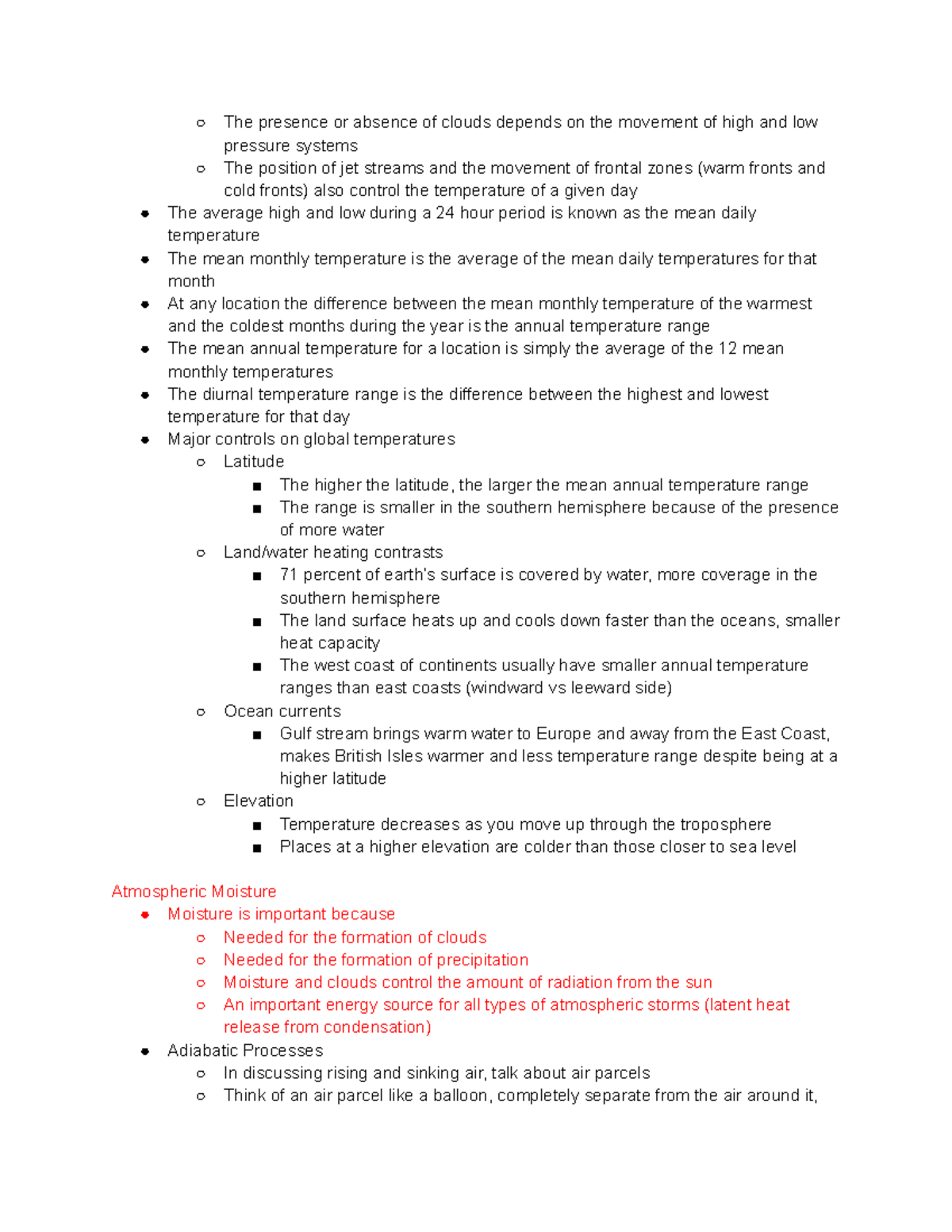 Meteorology study notes (76) - The presence or absence of clouds ...