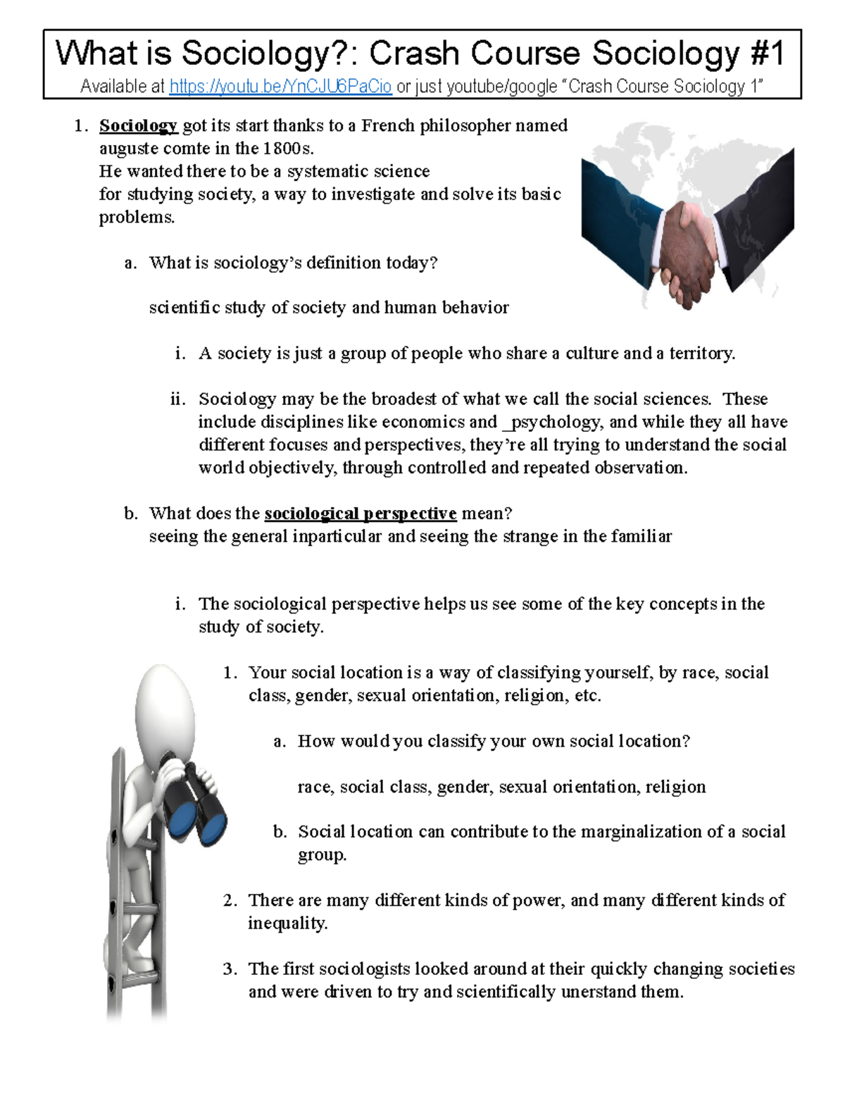 Copy of Crash Course Sociology - What is Sociology?: Crash Course ...
