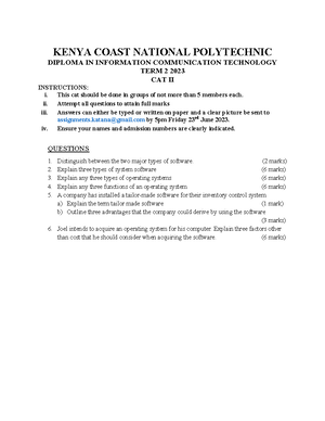 Curriculum ICT Technician Level 5-1 - TVET CURRICULUM DEVELOPMENT ...