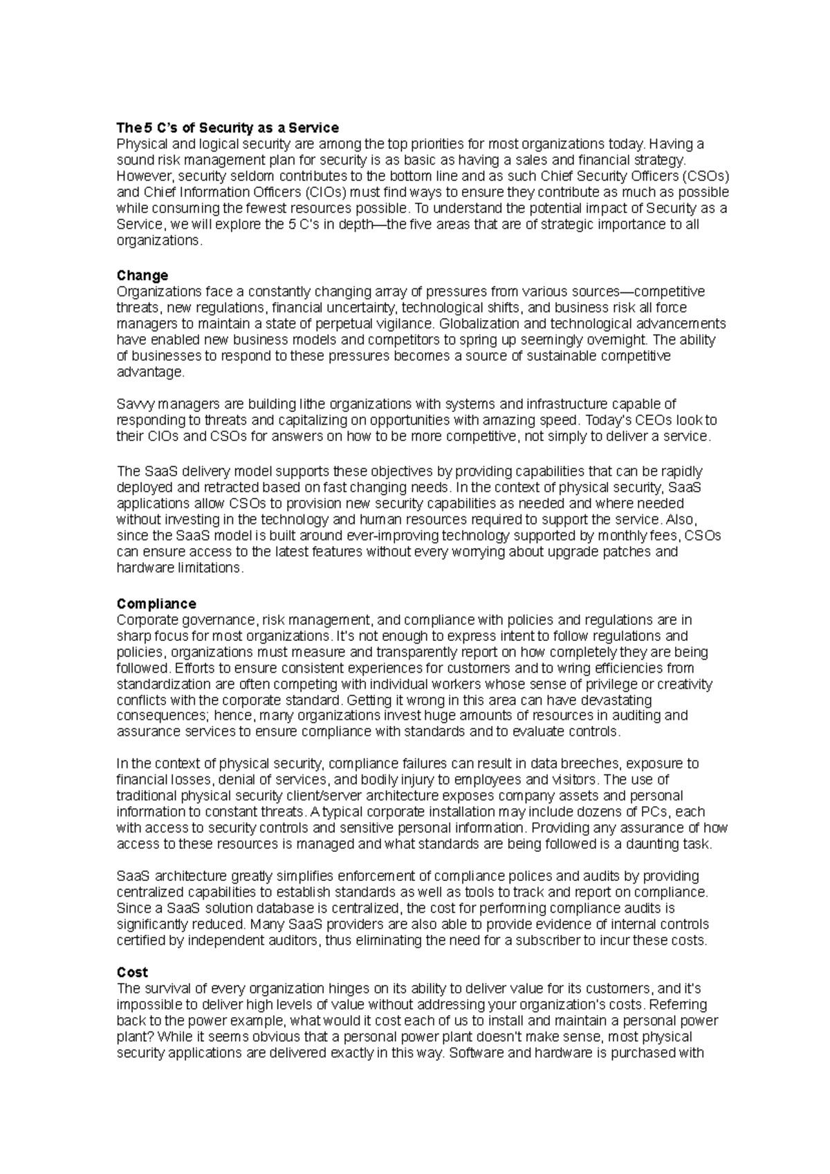 The 5 C Lecture Notes 1 The 5 C s Of Security As A Service Physical the-5-c-lecture-notes-1-the-5-c-s-of-security-as-a-service-physical