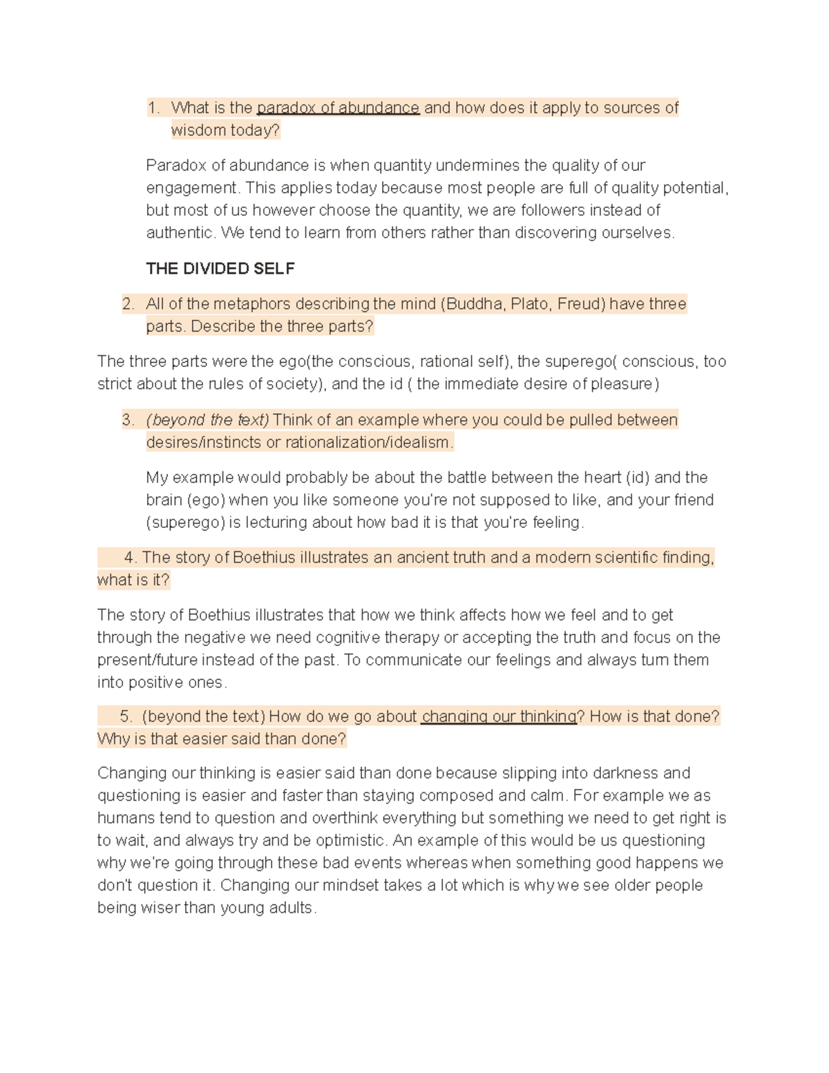 Happiness Hypothesis Socratic Seminar - What is the paradox of ...