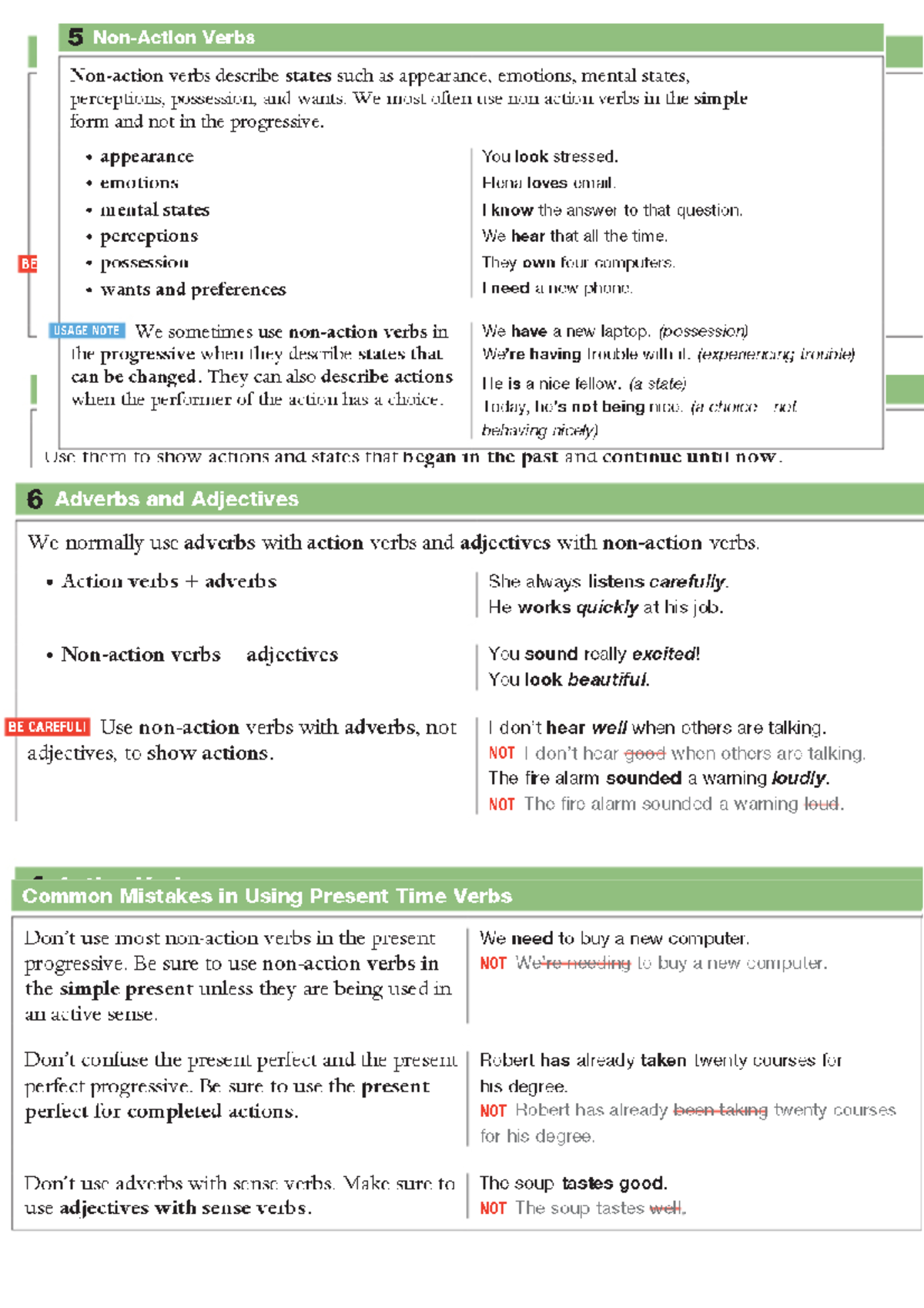 Grammar present - PRACTICA - Lengua - Studocu