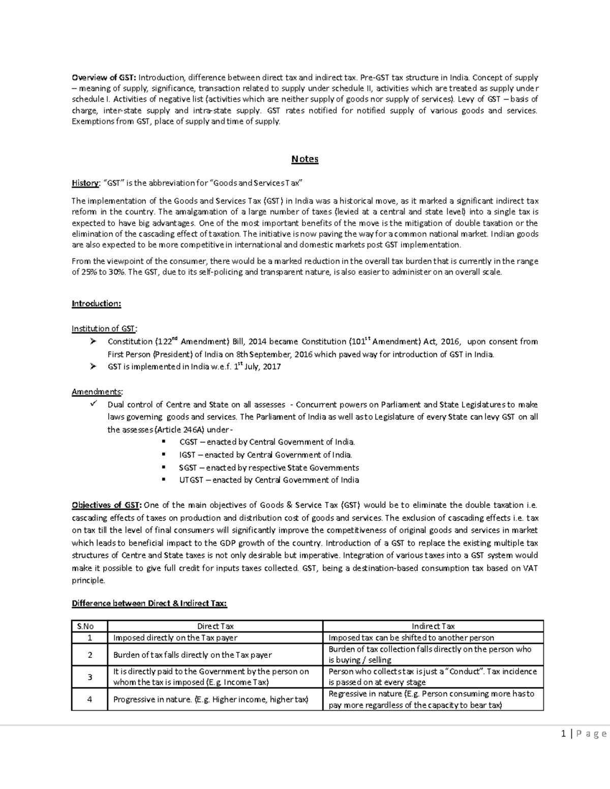 CF Unit 1 Notes - Corporate Finance - PESU - Studocu