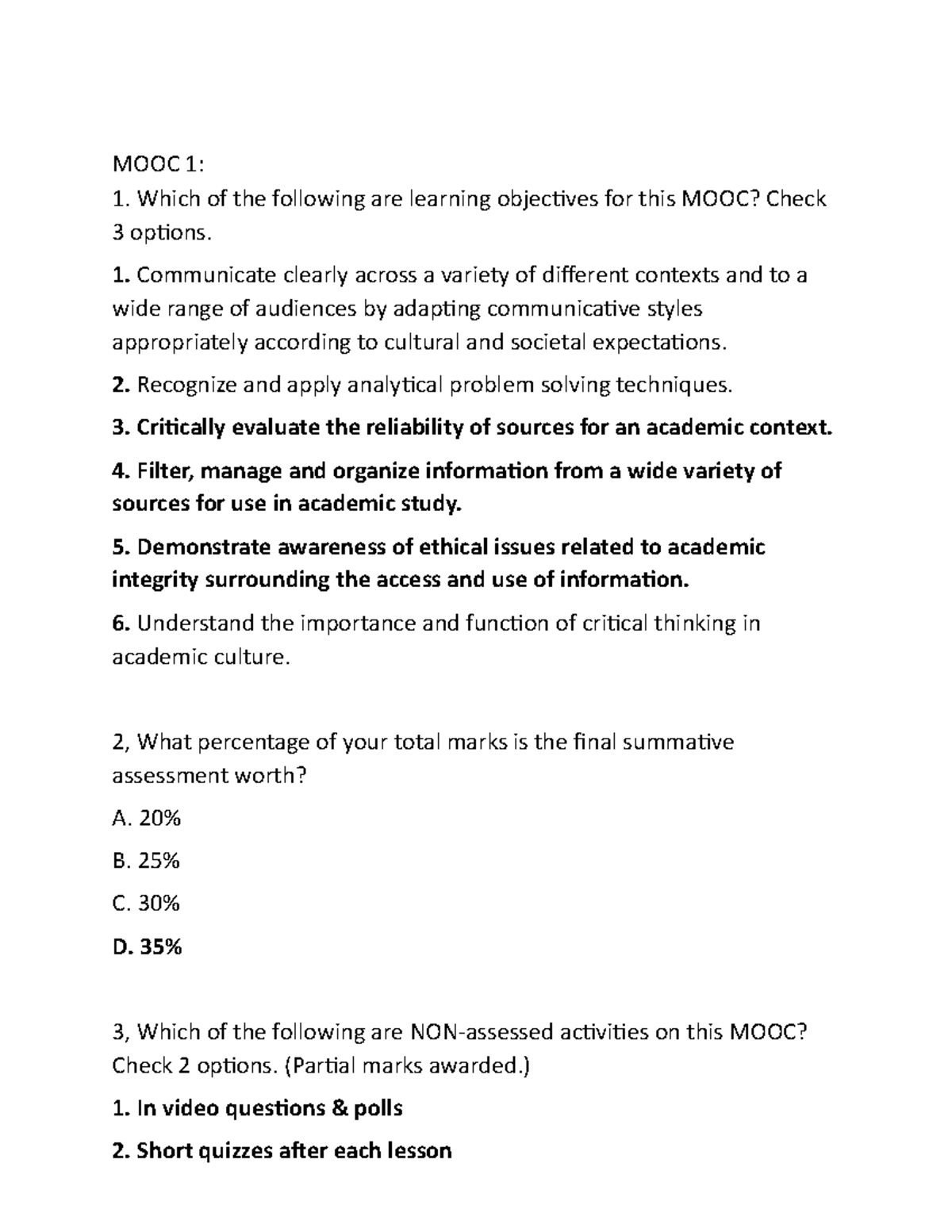 Key Ssl101 Key Coursera Ssl101c Mooc 1 Which Of The Following Are Learning Objectives For 3839