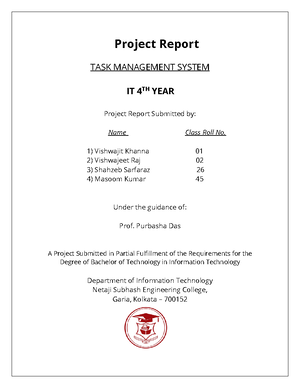 CA2 Instructions IT - Format/Guidelines for Technical Report writing ...