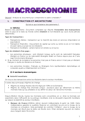 TD1 corrigé - L1 Economie et Gestion Année universitaire 2019- Macroéconomie 1 TD 1 – Le PIB et ...