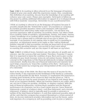 ACC-240 Topic 2- Class 2 - ACC 240 Fundamentals of Accounting Topic 2 ...