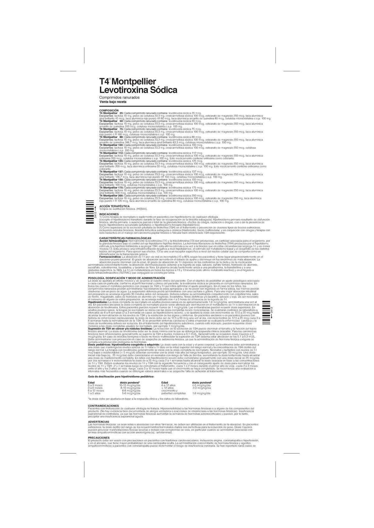 T4 Montpellier comp. ranurados - Industria Argentina. Especialidad ...
