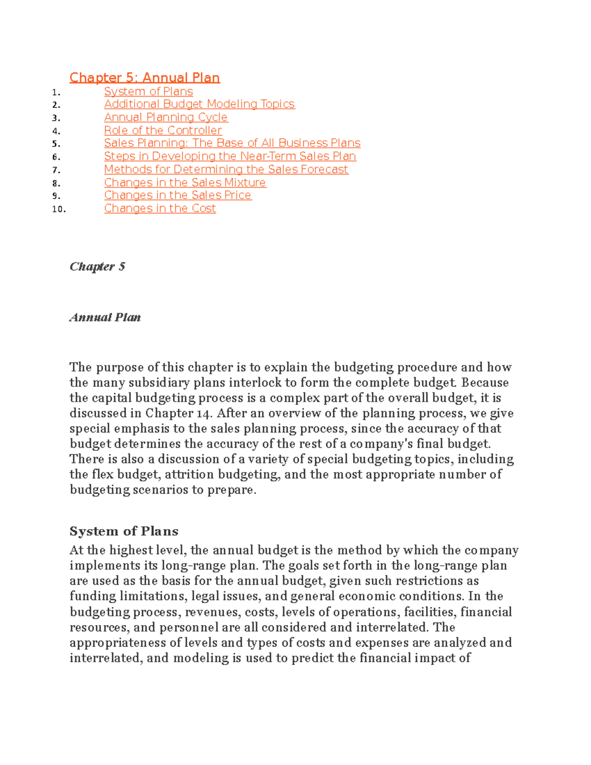 Chapter-5 - a module that will guide you in managerial accounting ...