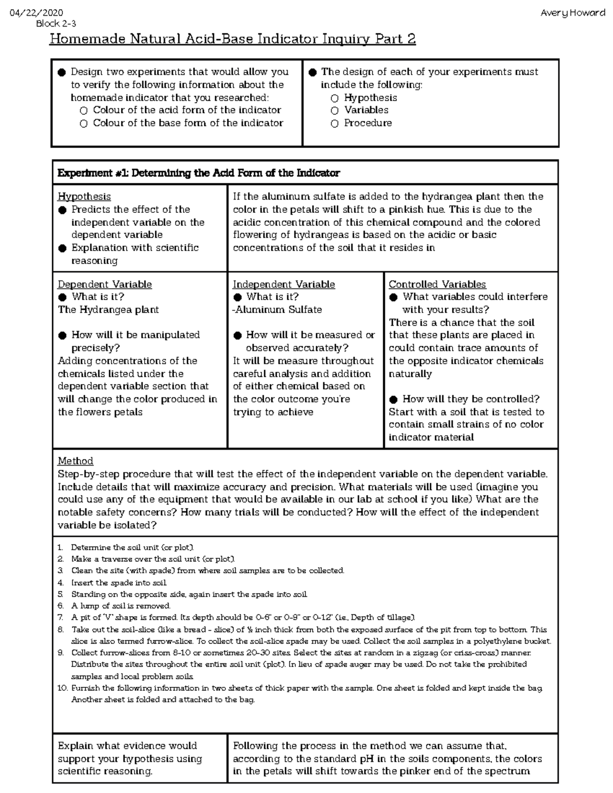 Homemade Natural Acid Base Indicator - Color Chang - Block 2- Homemade ...
