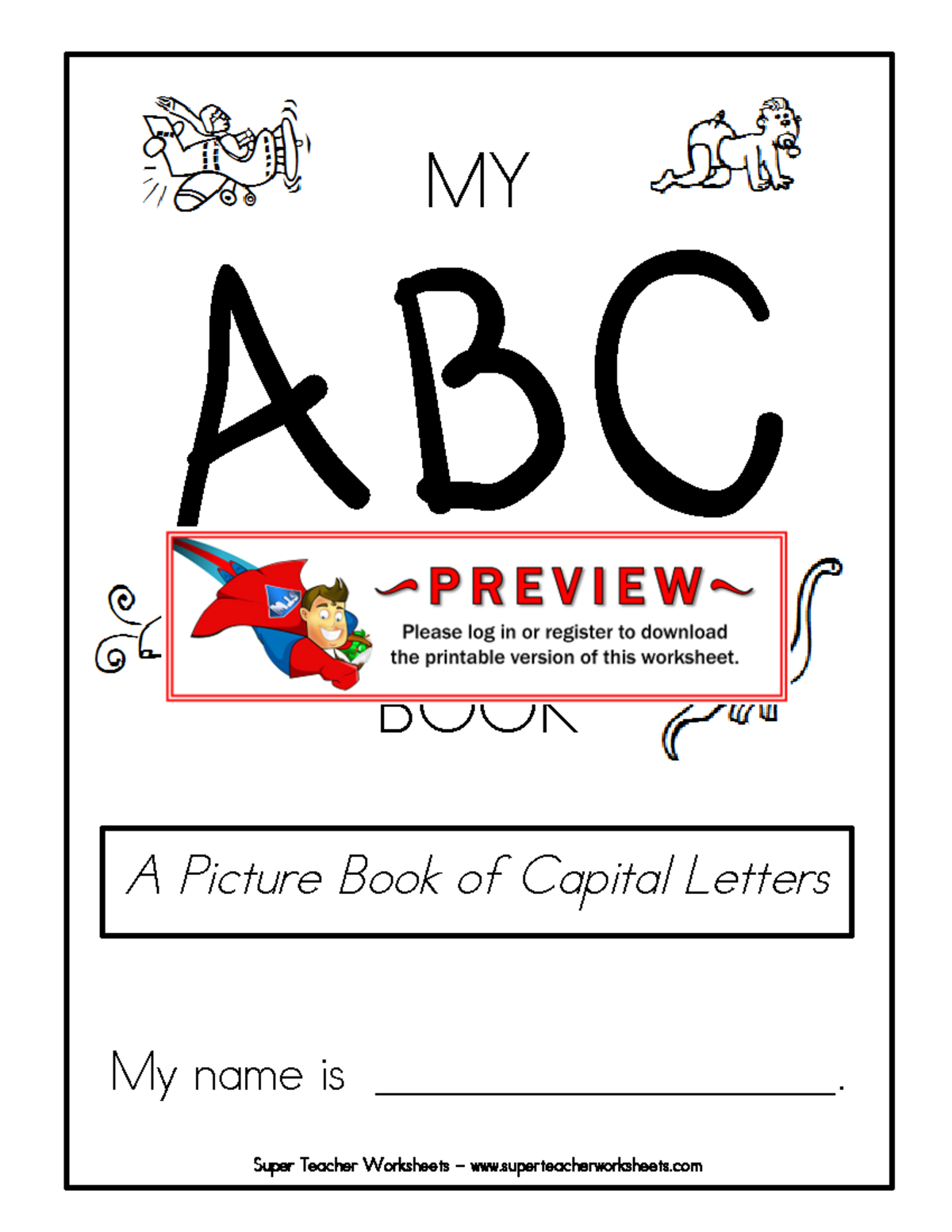 Abc-book - worksheets, activities - MY ABC BOOK ####### A Picture Book ...