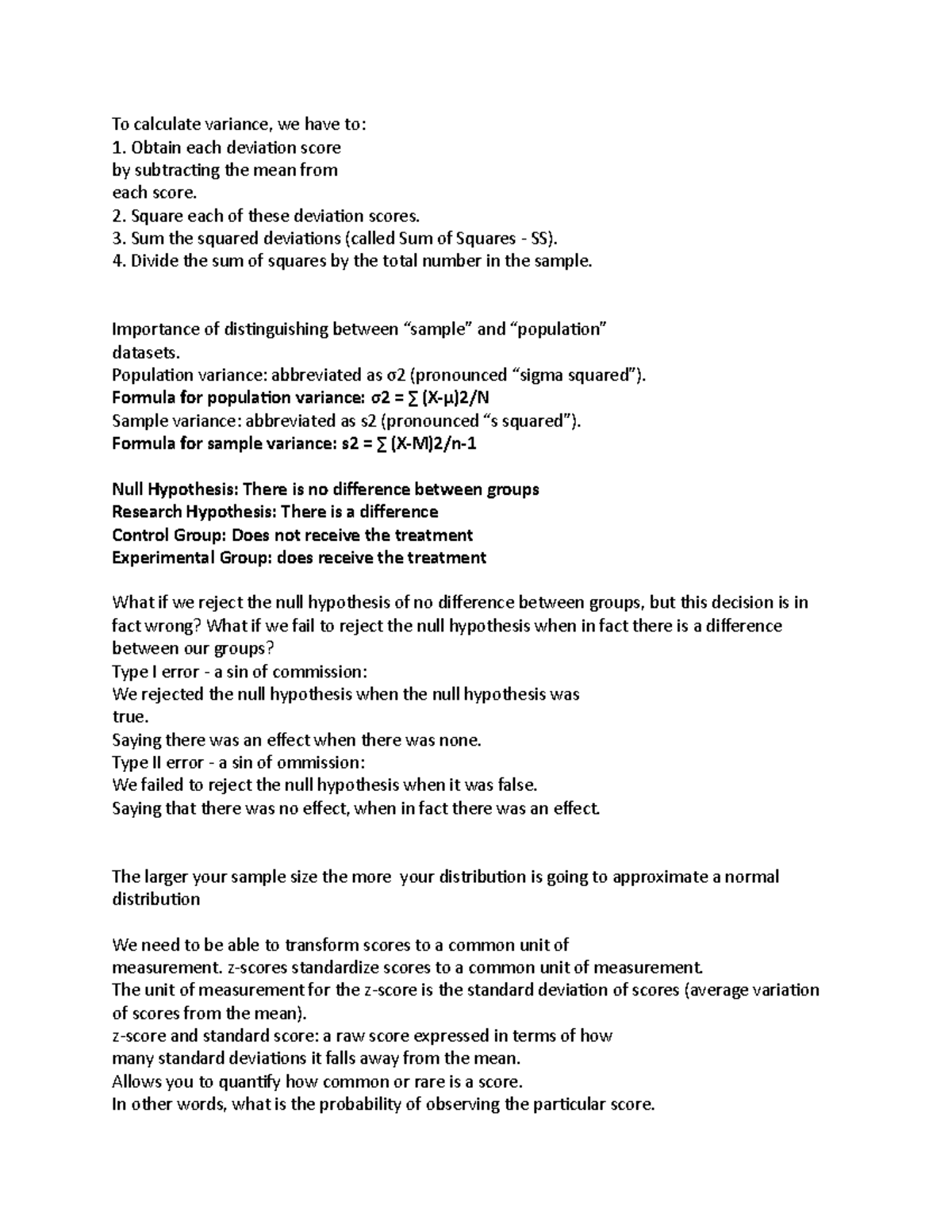 Notes For First Week To Calculate Variance We Have To Obtain Each notes-for-first-week-to-calculate-variance-we-have-to-obtain-each