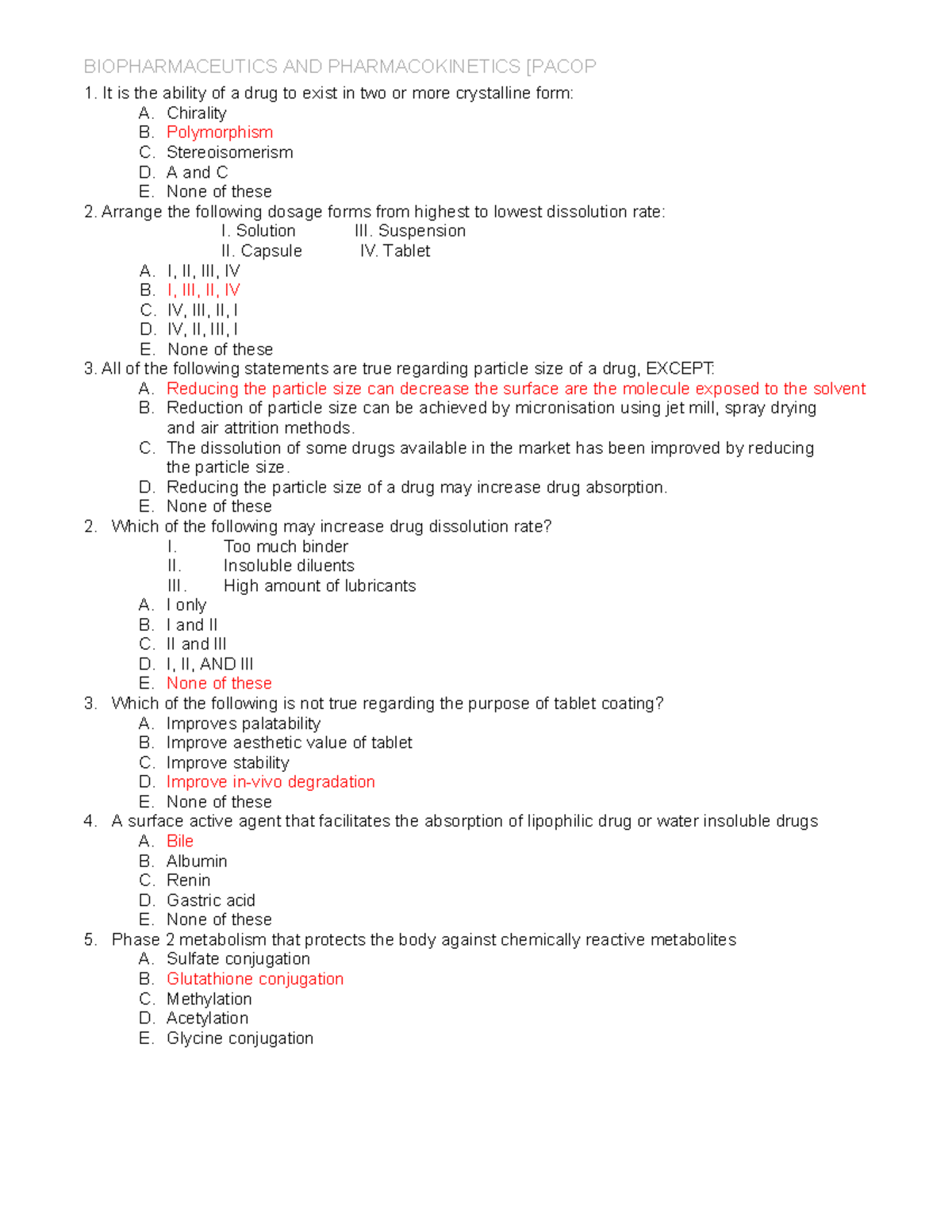 Biopharmaceutics - Pacop Violet - BIOPHАRMАCEUTICS АND PHАRMАCOKINETICS ...