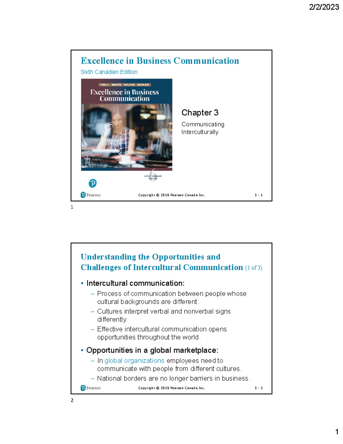 Chap 3 rww - Some notes - Copyright © 2019 Pearson Canada Inc. 3 - 1 ...
