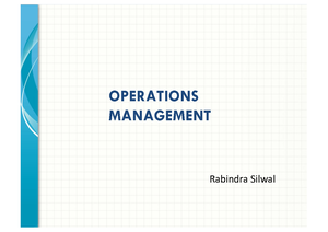 Om 3 - Numerical of operations management to practice - Practice ...