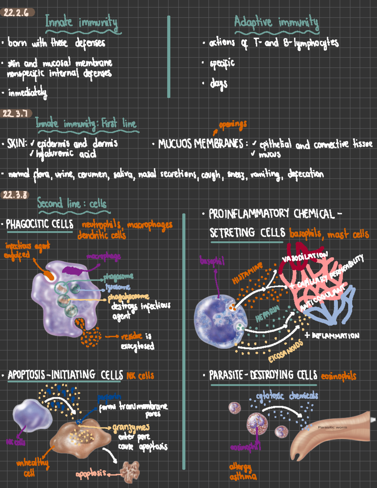 Chapter 22-Immune System - G #himmunity ±meimmunity · born with these ...